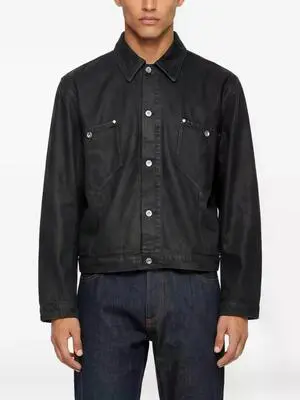 You Must Create Loft Waxed-finish Denim Jacket