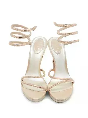 Rene Caovilla Margot Crystal-embellished Heeled Sandals