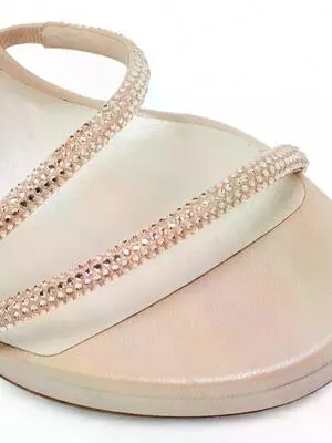 Rene Caovilla Margot Crystal-embellished Heeled Sandals