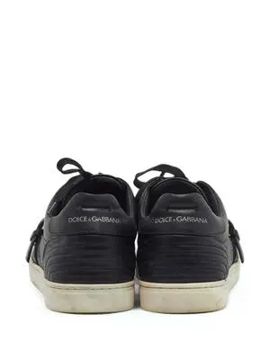 Dolce & Gabbana Buckled Perforated Sneakers