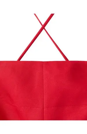 Mango Open Back Crop Jumpsuit