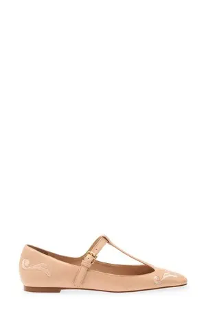 Farm Rio Rechillieu T-strap Leather Flat