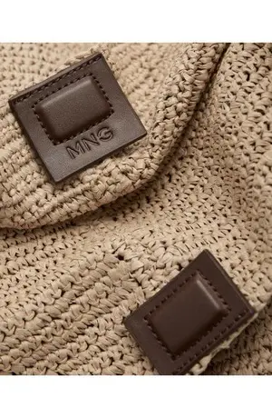 Mango Natural Fiber Shopper Bag