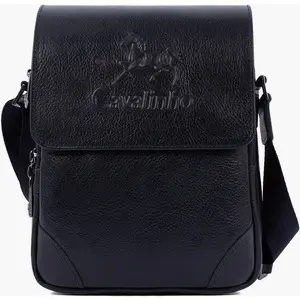 Cavalinho The Sailor Leather Traveler Crossbody Bag 92 - Navy