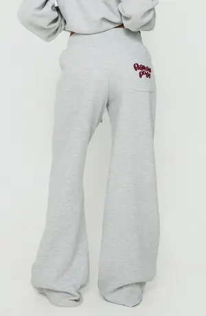Princess Polly Verenah Wide Leg Fleece Sweatpants