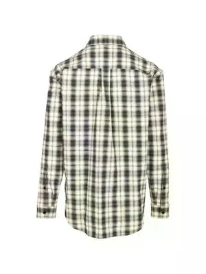 Balenciaga Check-print Flannel Shirt - Neutrals