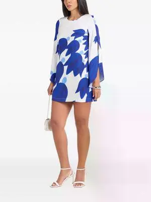 Themis Z Theano Sabra Split-sleeve Mini Dress