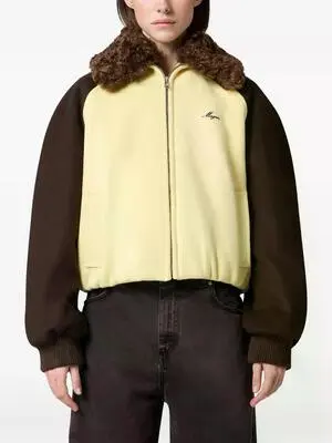 MSGM Collar-detail Panelled Jacket