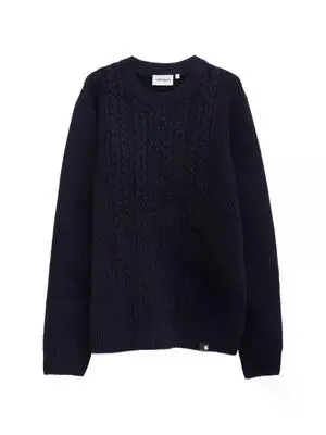 Carhartt Work In Progress Cable-knit Sweater - Blue