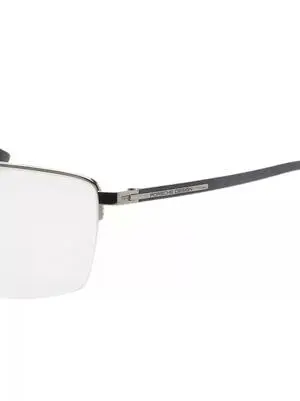 Porsche Design Rectangle-frame Glasses - Silver