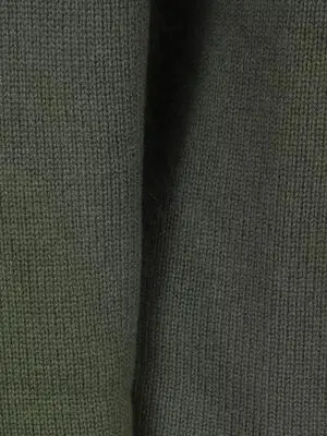 ALLUDE Turtleneck Ribbed Sweater