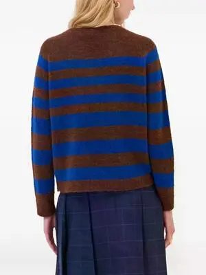 OTTOD'AME Striped Raglan-sleeve Knit