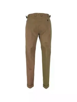 BERWICH Pleated Turn-up Straight-leg Trousers