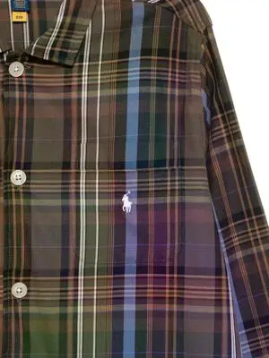 Polo Ralph Lauren Check-pattern Logo-embroidered Pajamas