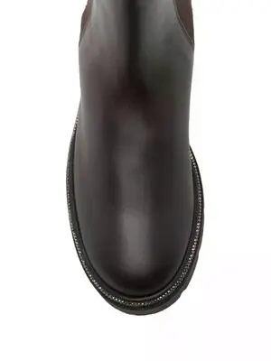 Rene Caovilla Crystal-embellished Chelsea Boots