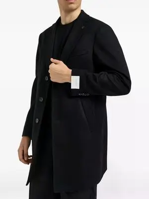 BRERAS MILANO Single-breasted Notched-lapel Coat