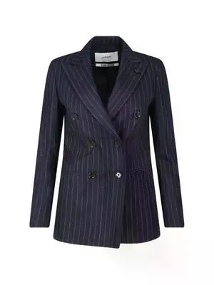 LARDINI Pinstripe Double-breasted Blazer