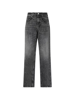 DEPARTMENT 5 Logo-patch Wide-leg Jeans - Grey