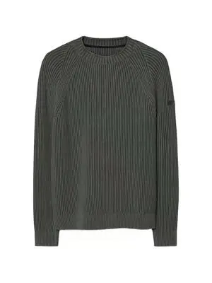 RRD Ribbed-knit Raglan-sleeve Sweater - Green