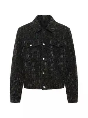 WOOYOUNGMI Tweed Trucker Jacket