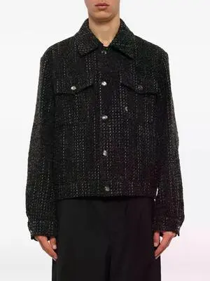 WOOYOUNGMI Tweed Trucker Jacket