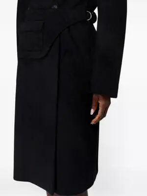 HANITA Belted Notch-lapel Coat