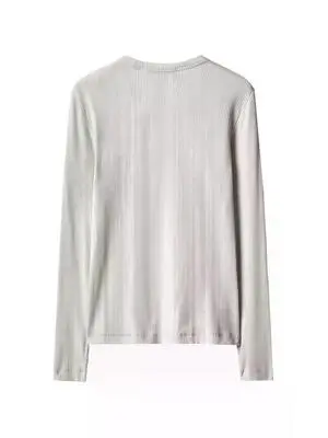 Maison Kitsuné Baby Fox Ribbed-knit Long-sleeve T-shirt