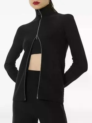 Wolford Funnel-neck Zip-up Sweater
