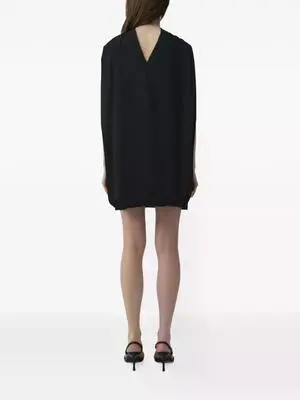 Simkhai Toni Cape-detail Mini Dress - Black