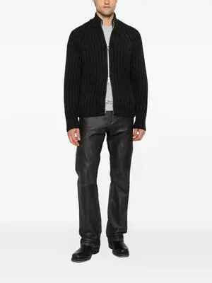 HAIKURE Blake Panelled Leather Trousers