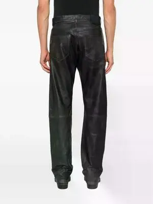 HAIKURE Blake Panelled Leather Trousers