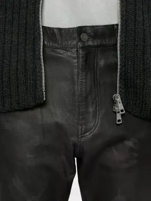HAIKURE Blake Panelled Leather Trousers