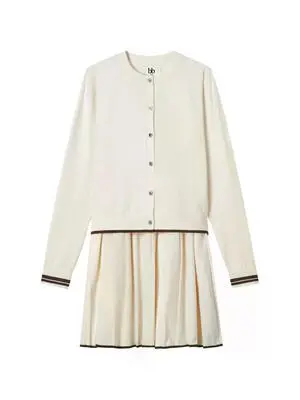 B+AB Belted Cardigan And Mini Dress Set