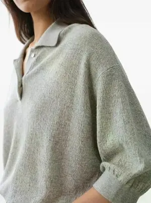 LESS Short-sleeve Polo Top