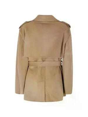 IVY OAK Iojunemarie Belted Double-breasted Coat