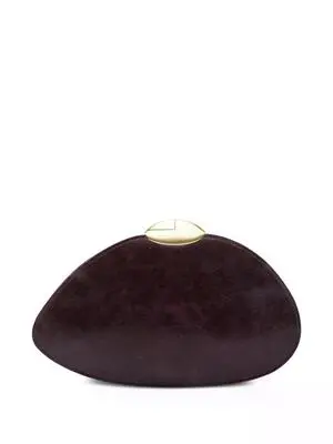 Benedetta Bruzziches Belle De Jour Calf Leather Clutch Bag - Brown