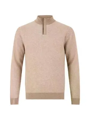 SLOWEAR High-neck Knitted Sweater - Neutrals