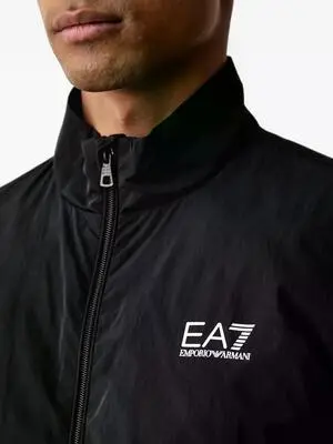 EA7 Logo-print Zip-up Tracksuit