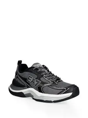 EA7 Logo-patch Mesh Sneakers