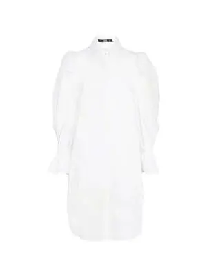 Karl Lagerfeld Logo-embroidered Dress - White