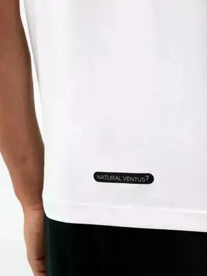 EA7 Logo-print Zip-neck Polo Shirt