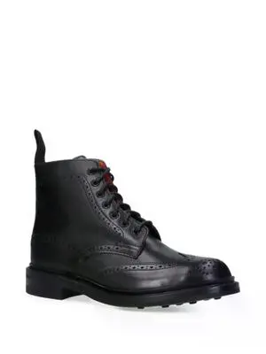 TRICKER'S Stephy Brogue-detail Lace-up Boots