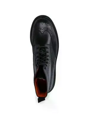 TRICKER'S Stephy Brogue-detail Lace-up Boots