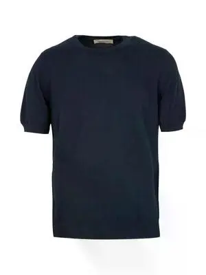 GRAN SASSO Short-sleeve Cotton Sweater