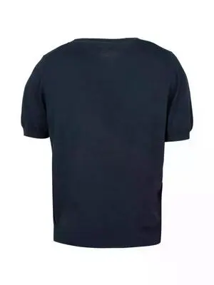 GRAN SASSO Short-sleeve Cotton Sweater