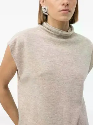 BOSS Half-neck Top In Cashmere And Virgin Wool