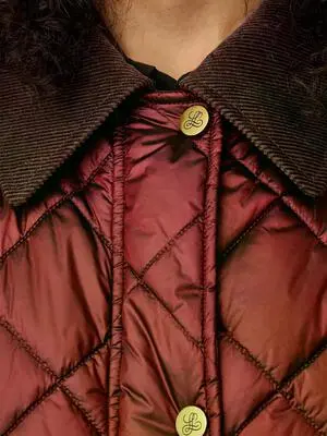 Luisa Spagnoli Quilted Corduroy-collar Jacket