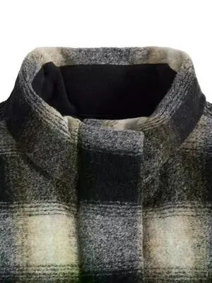 LEVI'S Brynn Check-pattern Cropped Puffer Jacket