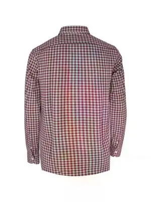 TOMBOLINI Gingham-check Button-down Shirt - Red