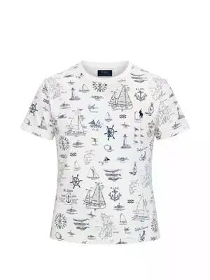 Polo Ralph Lauren Nautical-print T-shirt - White